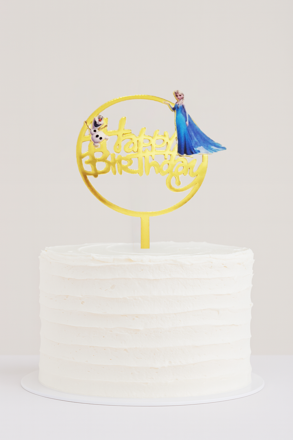 Frozen „Happy Birthday“ Cake Topper – Elsa & Olaf Tortenstecker