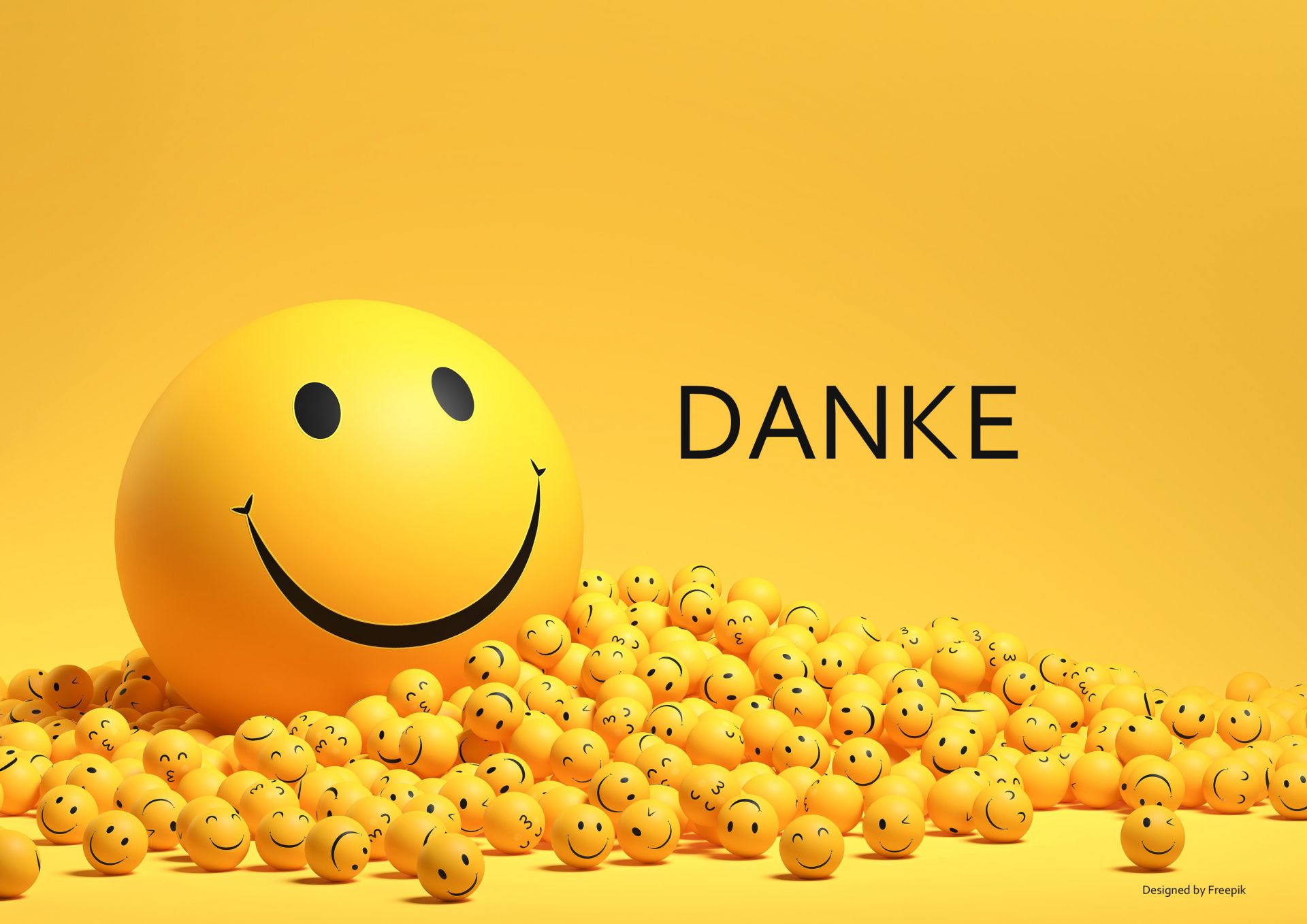 Tortenaufleger Danke Smiley